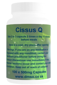 Cissus Q (100 x 500mg Capsules) - DMSO